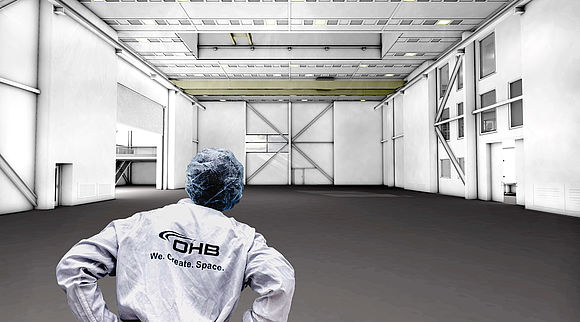 Mission accomplished: OHB placing the largest clean room in operation