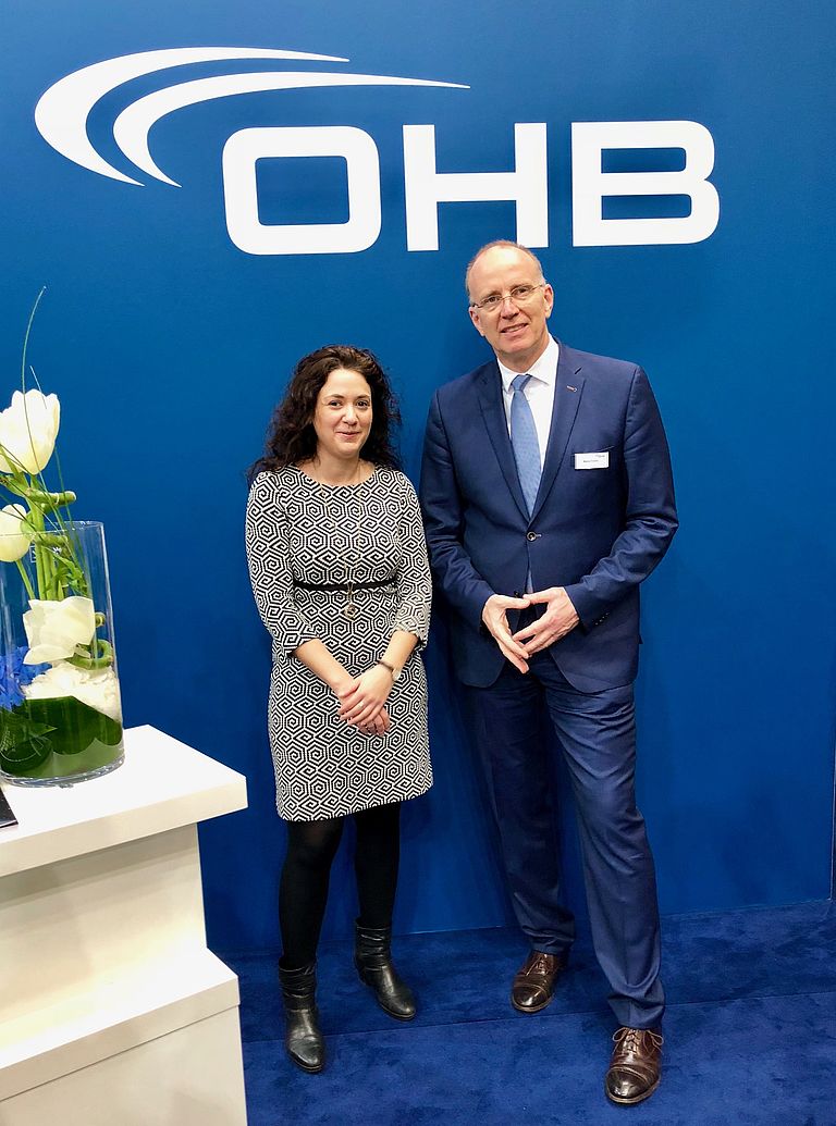 OHB SE präsentiert sich auf der ILA in Berlin
